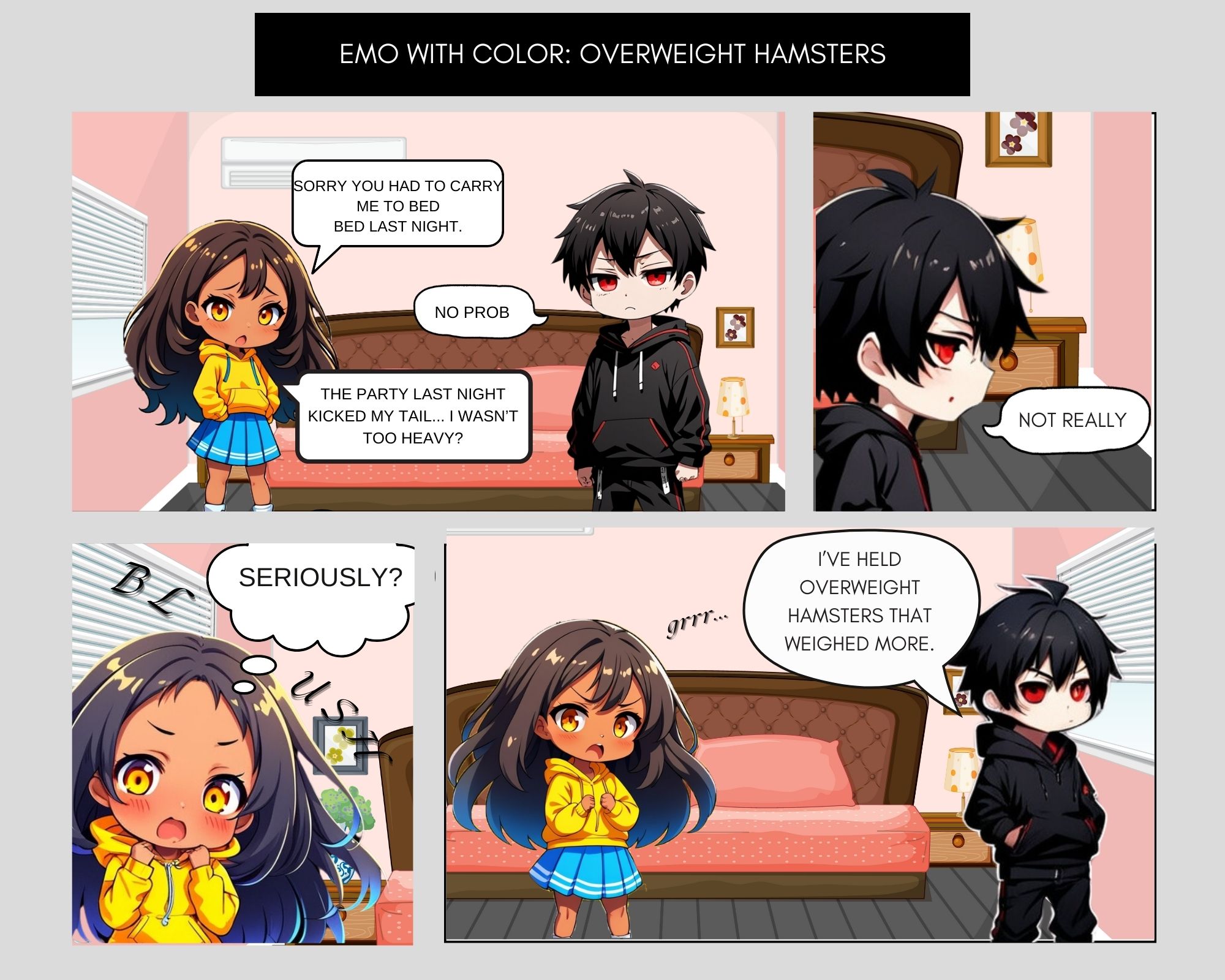 Comic | Emo with Color: Overweight Hamsters – myHellian Romance